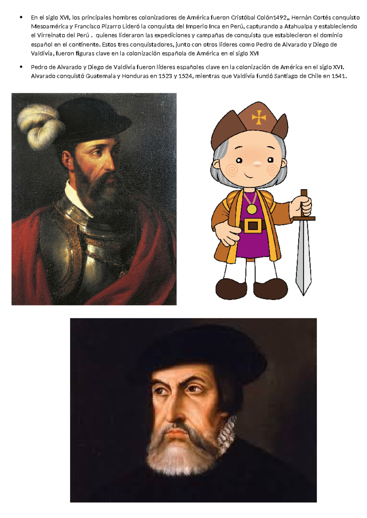 Conquistadores Españoles en América del Siglo XVI: Colón, Cortés y ...