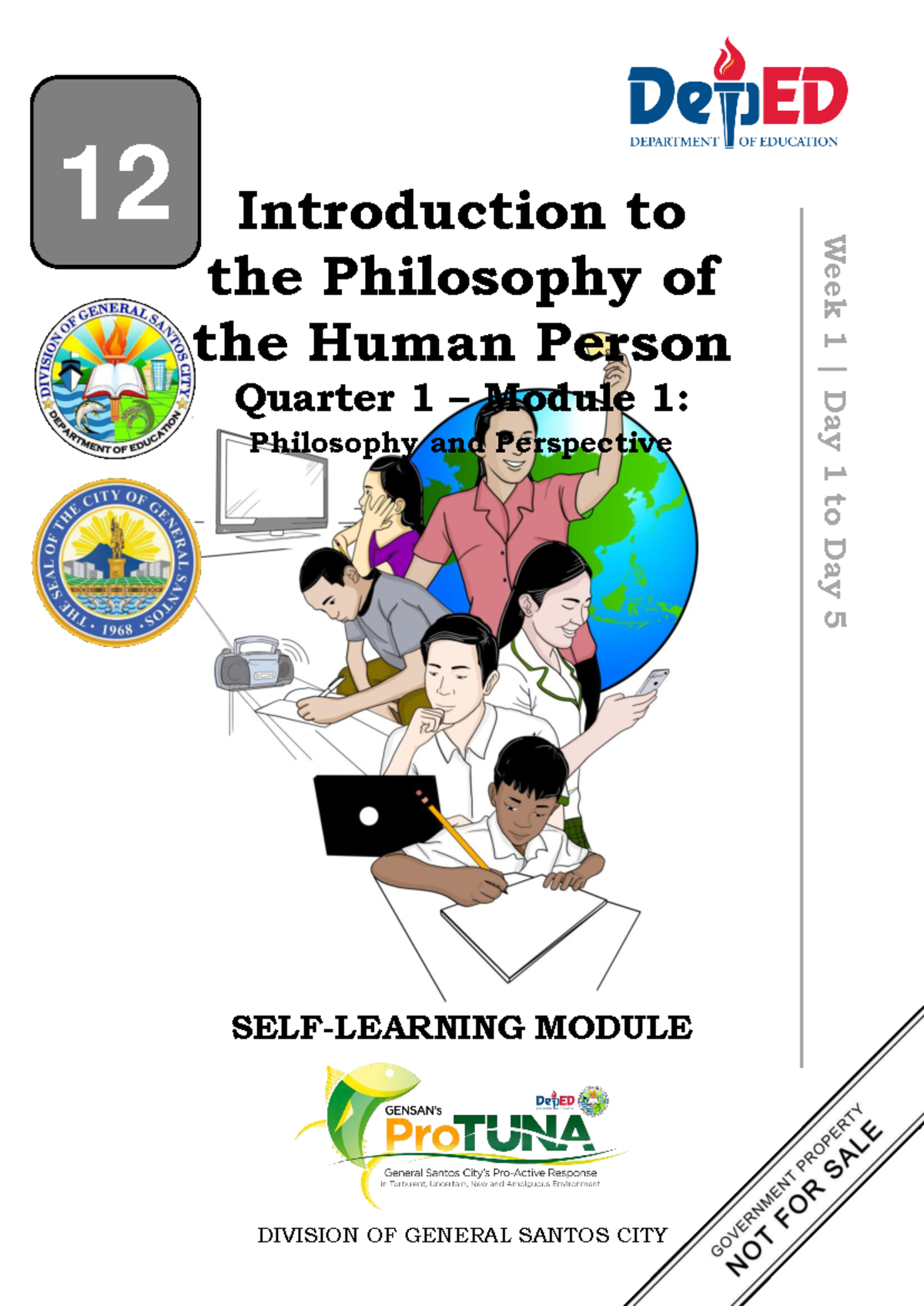 Grade 12 Philosophy of the Human Person: Quarter 1 Module 1 Overview ...