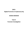 D431 - Digital Forensics in Cybersecurity - Studocu