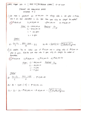 Engineering Economy Sample problems w/ solutions - Ag uñas, Jec el B ...