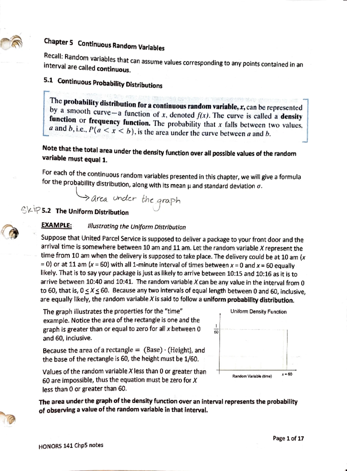 Stats Chapter 2 prt. 3 - Notes and Problems - ,_ 2 MeasuresofRelative ...