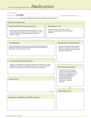 Medication Template (Medroxyprogesterone) - ACTIVE LEARNING TEMPLATES ...