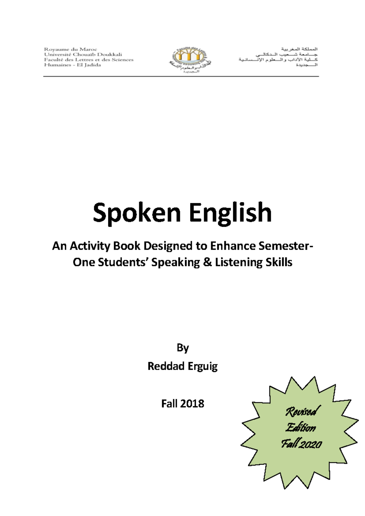 S1 Spoken English: A Comprehensive Activity Book for Semester 1 ...