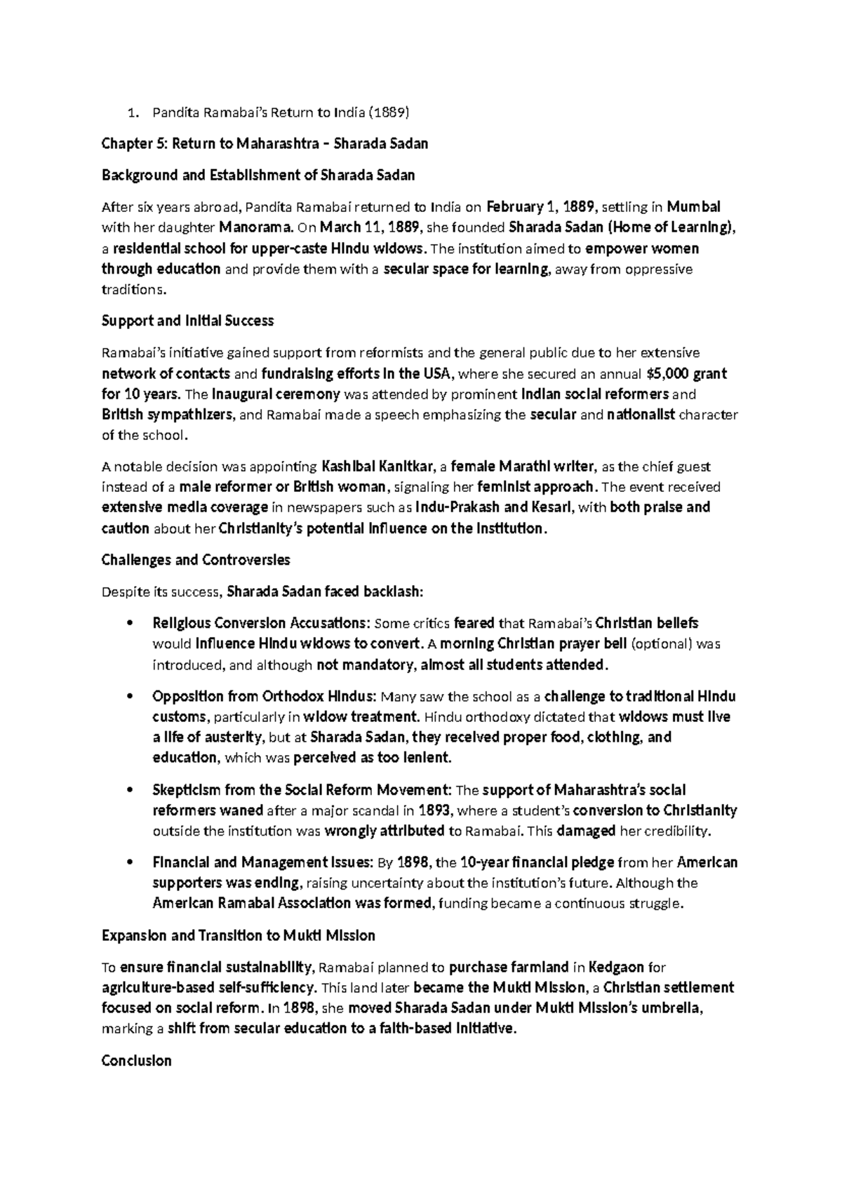 Pandita Ramabai's Legacy: Sharada Sadan & Mukti Mission (1889-1900 ...