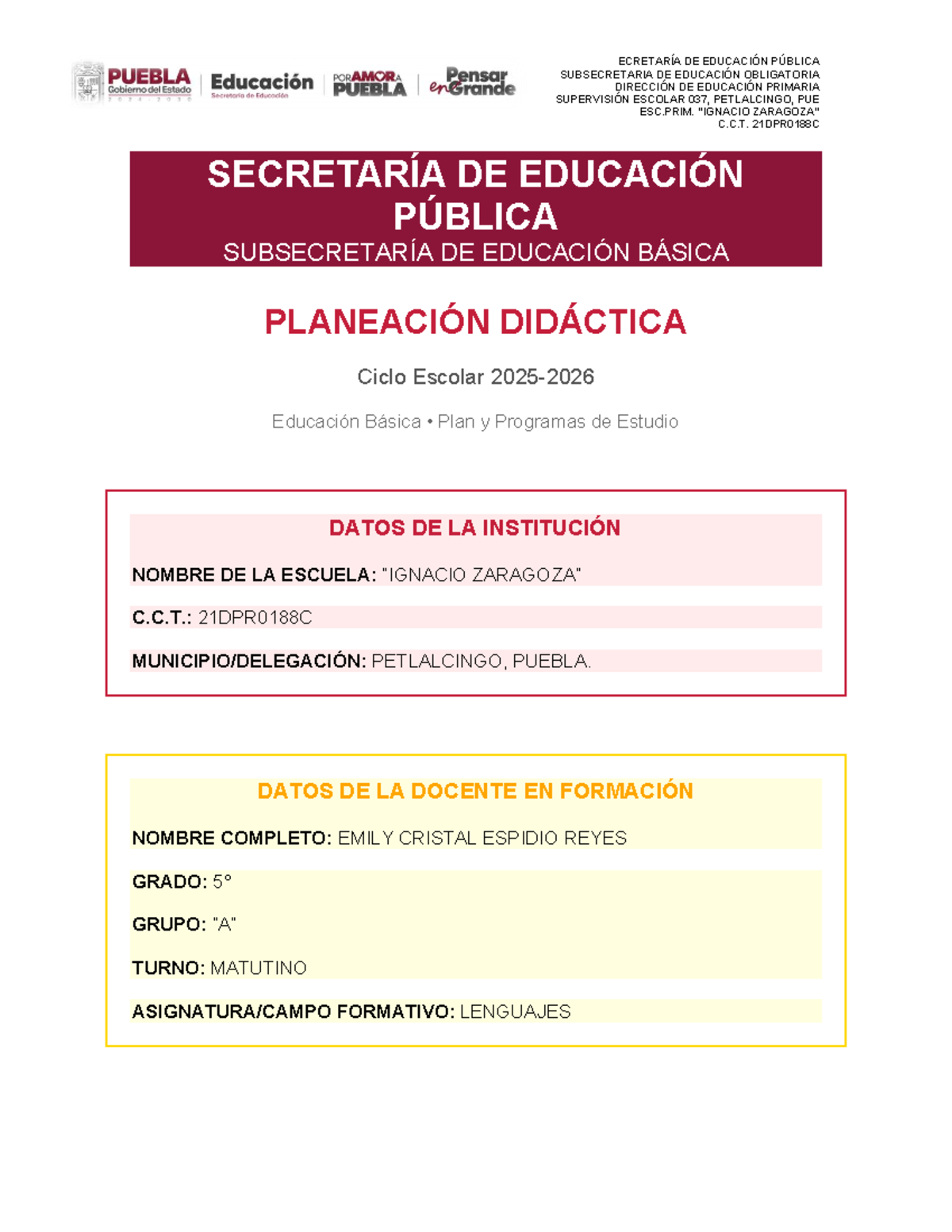 Proyecto Didáctico: Que Fluyan las Descripciones - ESC.PRIM. C.C.T ...