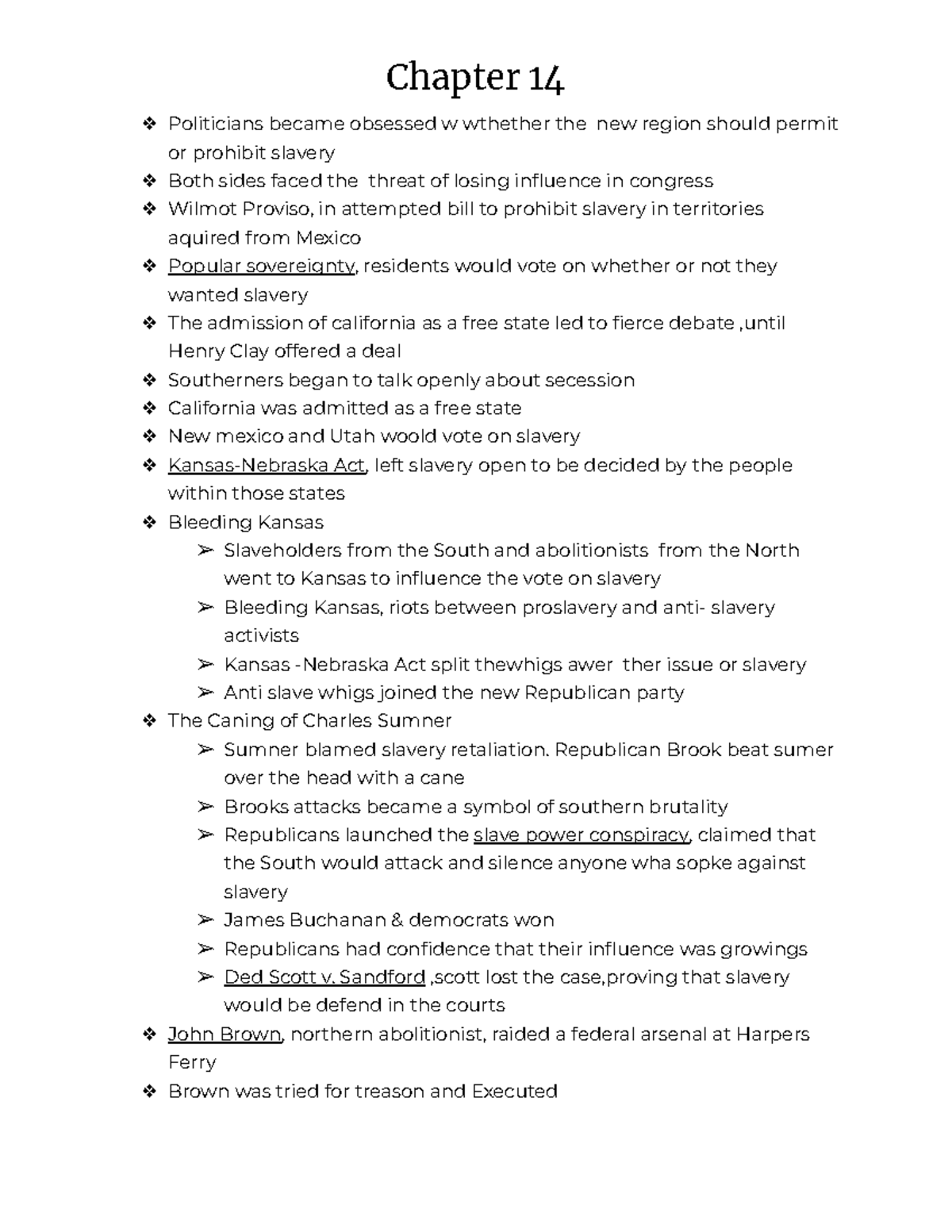 Chapter 14: Slavery Debates and Civil War Beginnings - HIST 4 Vol 1 ...