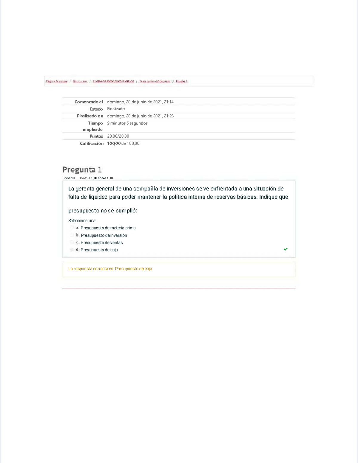Prueba 2 de Administración IPLACEX 2021: Análisis y Respuestas - Studocu