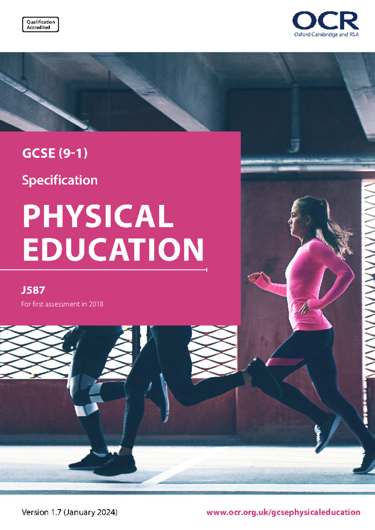 OCR GCSE (9–1) Physical Education Specification J587 (Jan 2024 Edition ...