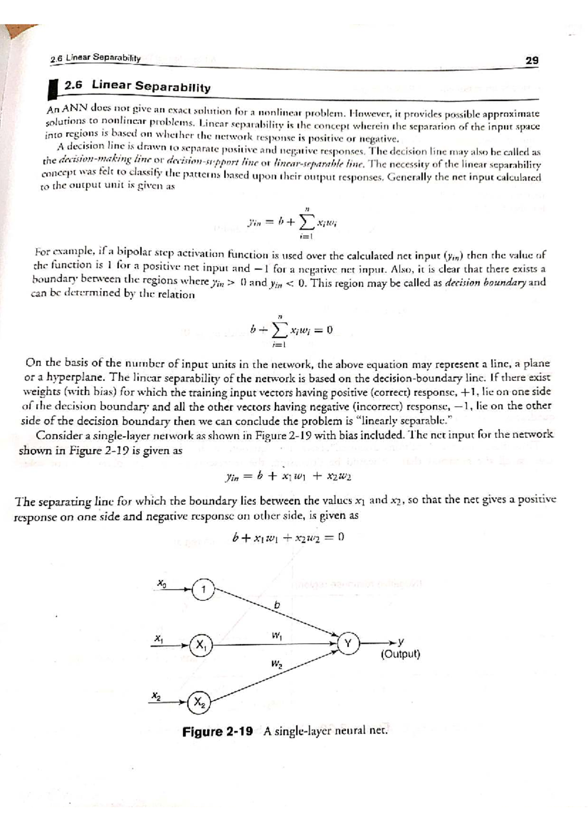 Linear Separability in ANN: Key Concepts and Decision Boundaries - Studocu