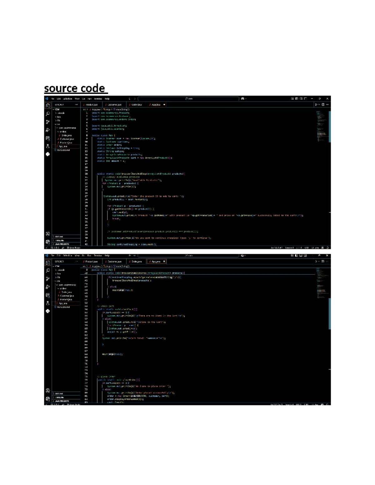 Java Project: EcoHub Shopping App - Assignment for 2025 - Studocu