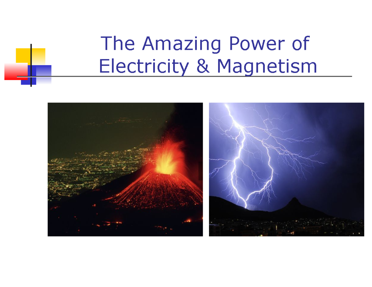 Electric Forces and Fields: Summary of Key Concepts and Laws - The ...