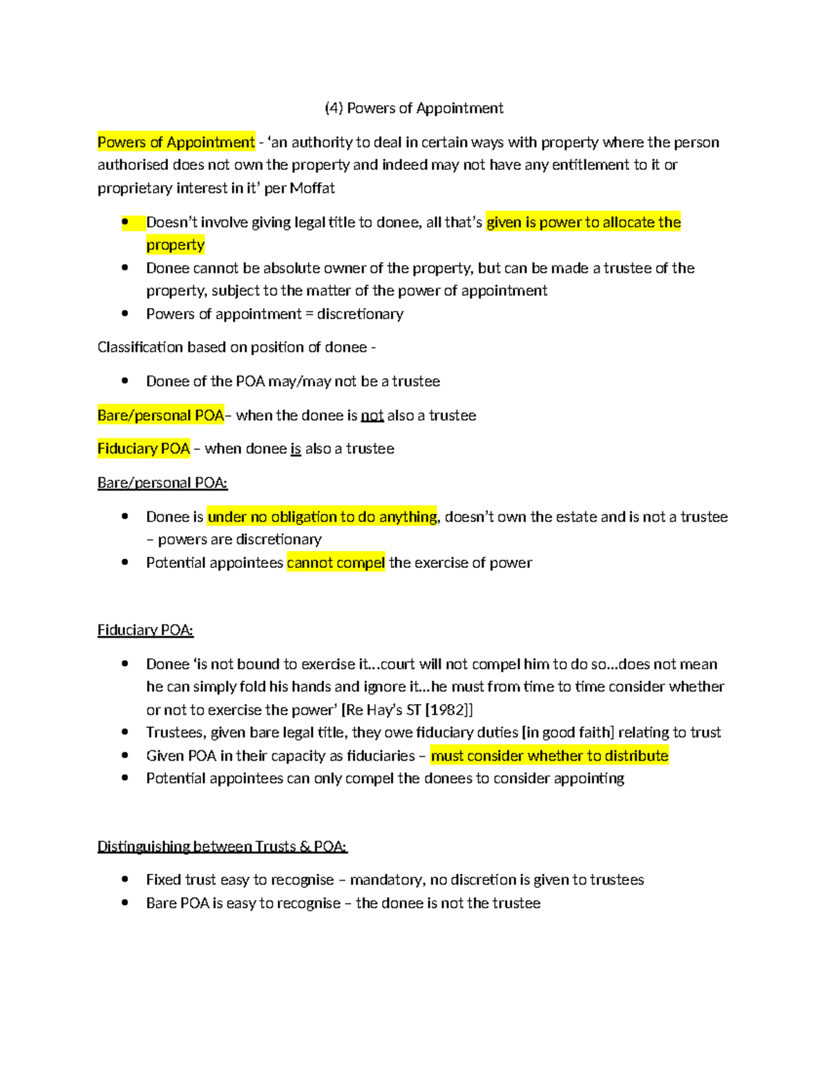 Powers of Appointment: Understanding Their Functions and ...