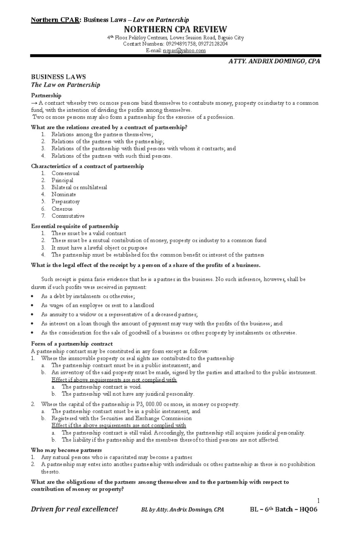 RESA B44 AFAR-08 (Business Combinations) - ReSA - THE REVIEW SCHOOL OF ACCOUNTANCY CPA Review ...