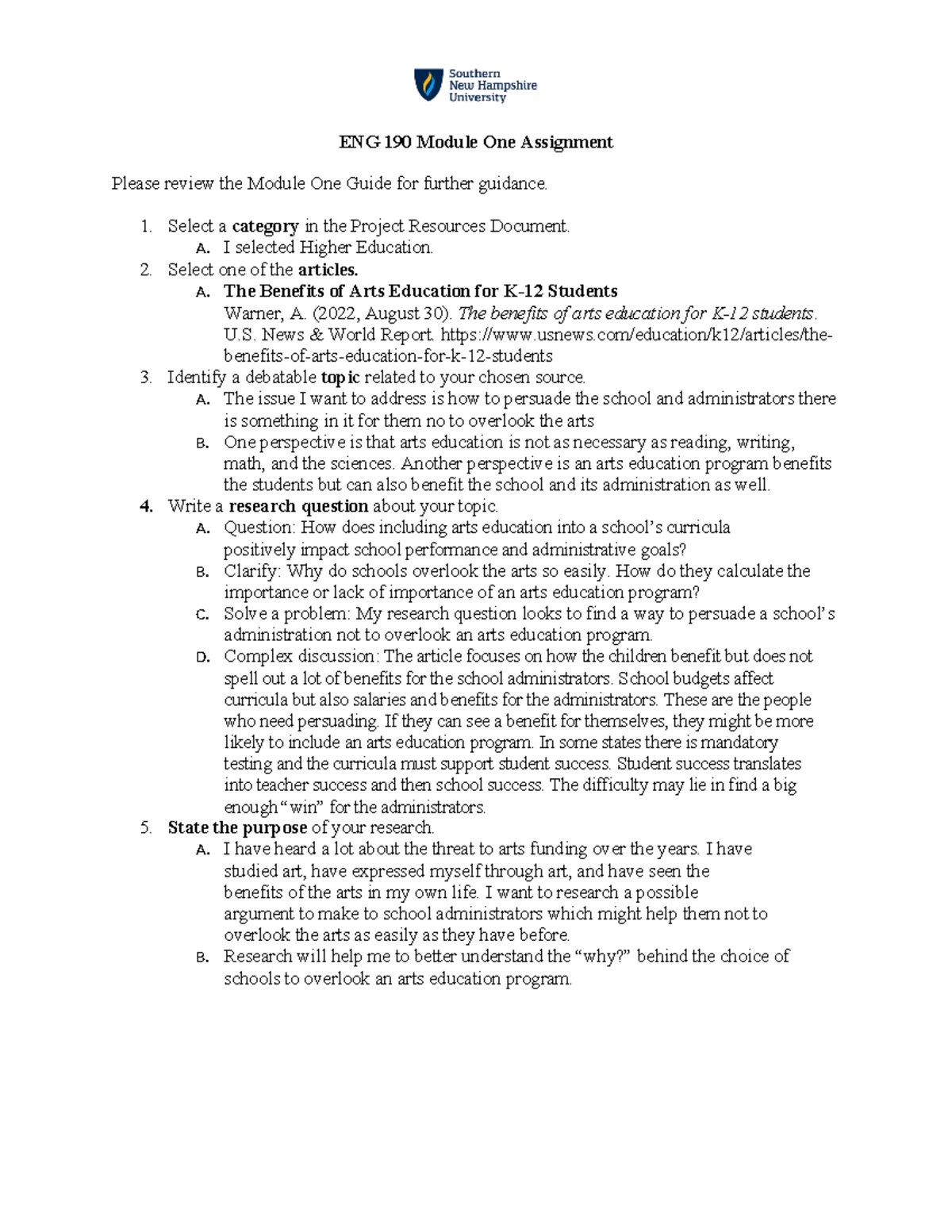 Mod 1 Homework - Module 1 Written Assignment Analysis - Studocu