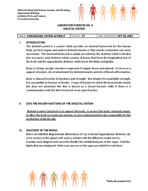 LAB Exercise 3 THE CELL Structure AND Their Functions-1 - Department of ...