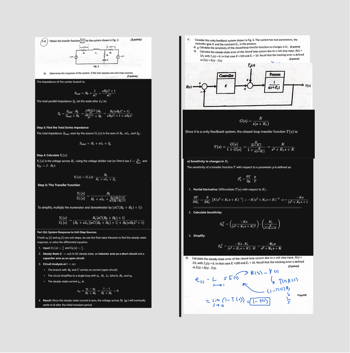Transfer Function Sensitivity Analysis for Unity Feedback System ...