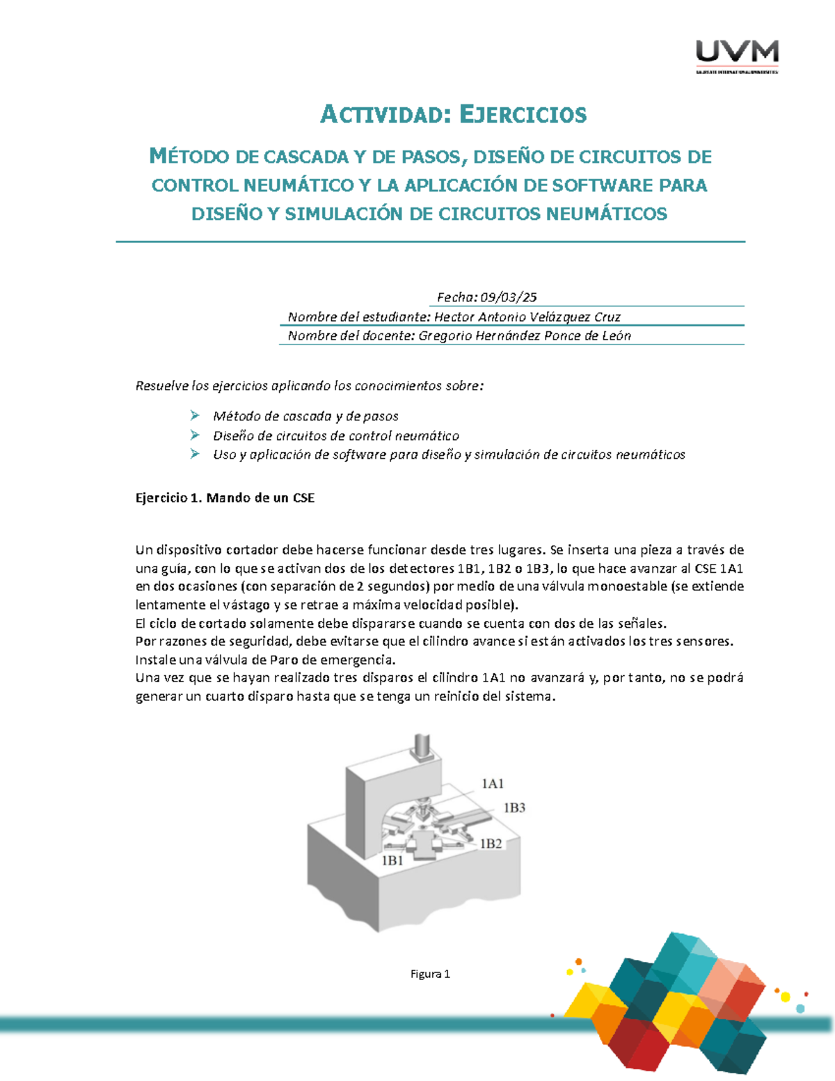 Ejercicios de Método de Cascada y Control Neumático - Ing. Mecatrónica ...