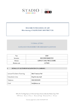[Solved] how to draft a particulars of claim - Civil Procedure Law ...
