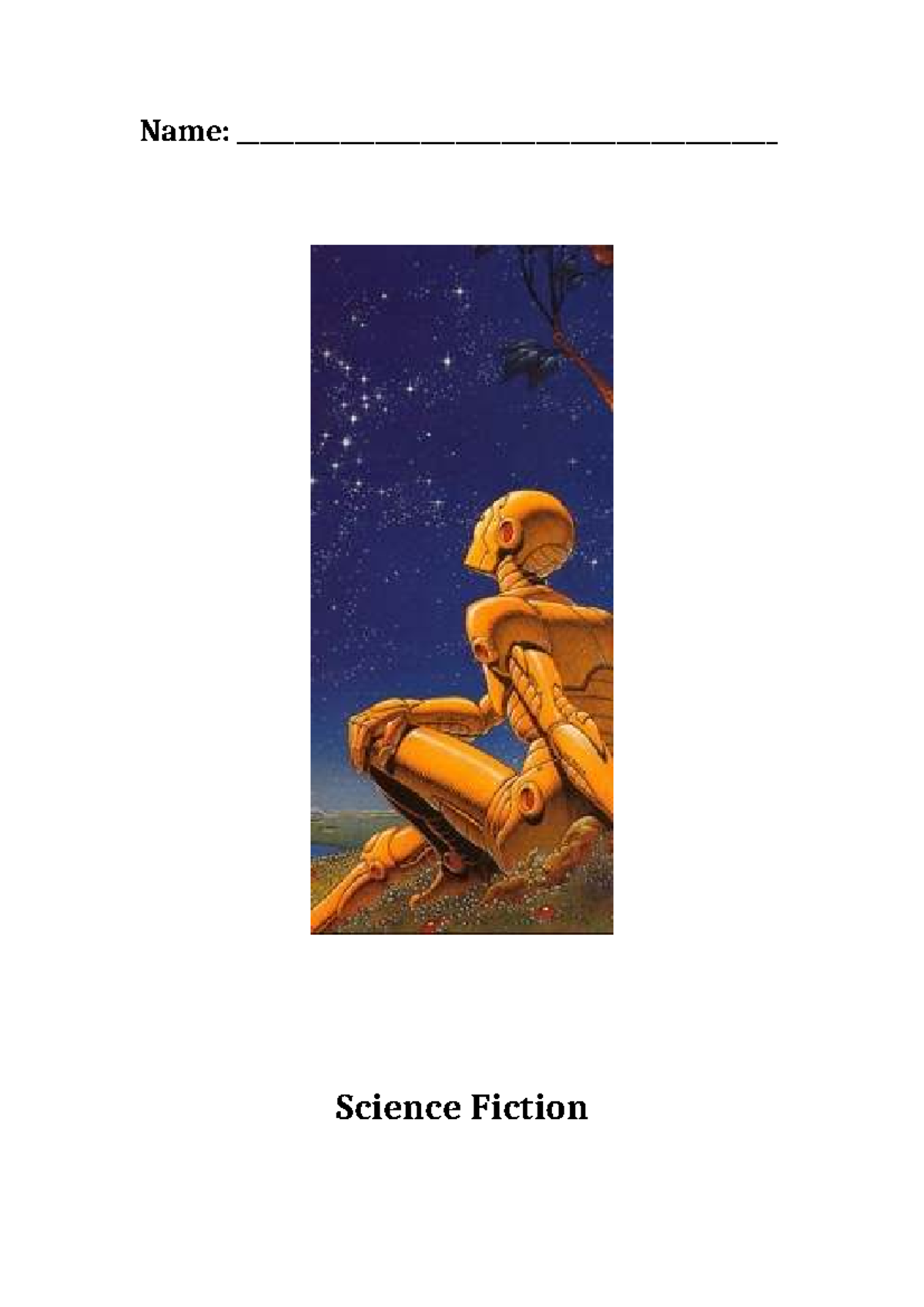 Sci-Fi Short Stories Booklet: Analysis & Insights on Key Works - Studocu