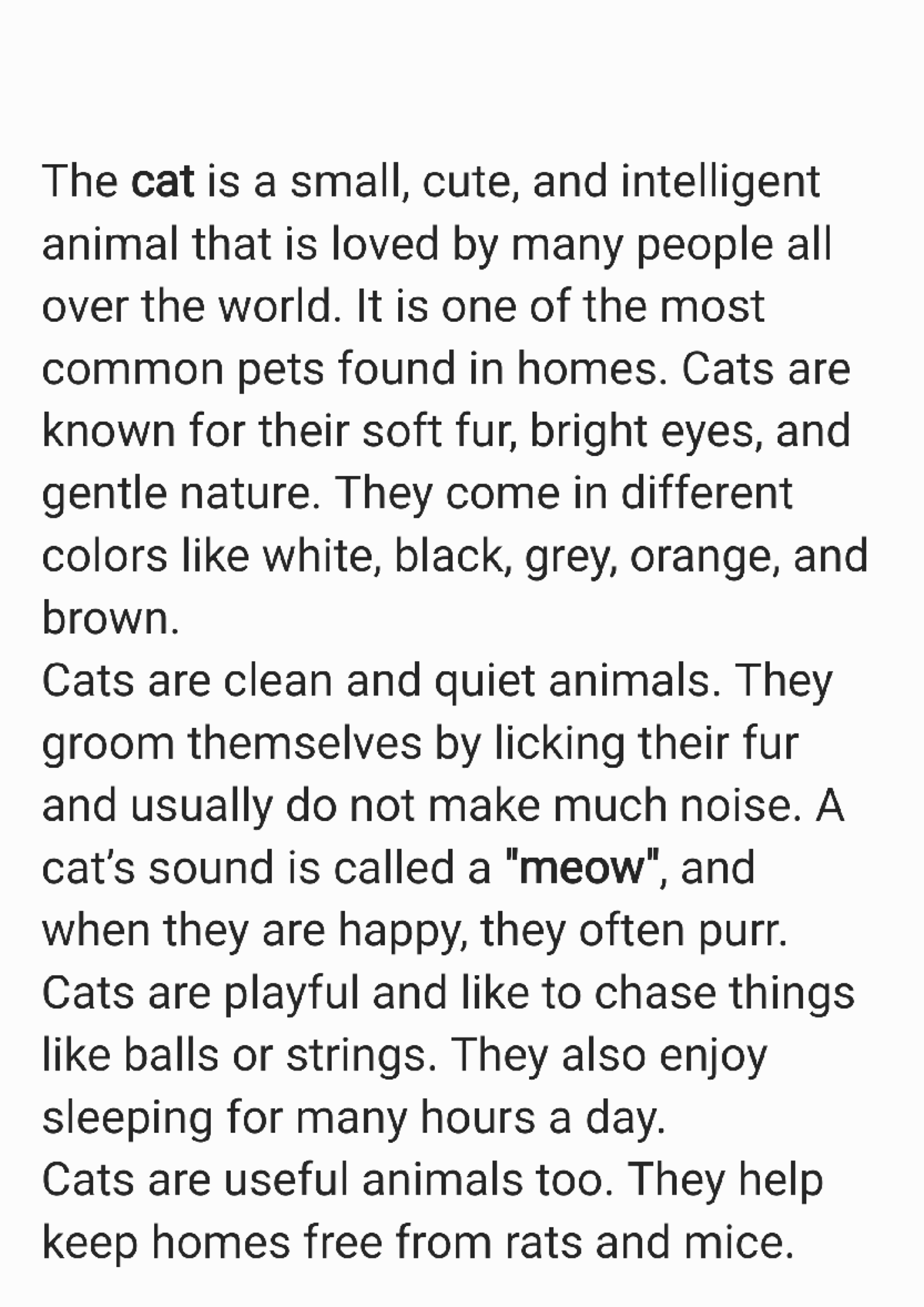 Cat Care Notes 250717: Understanding Your Feline Friend - Studocu