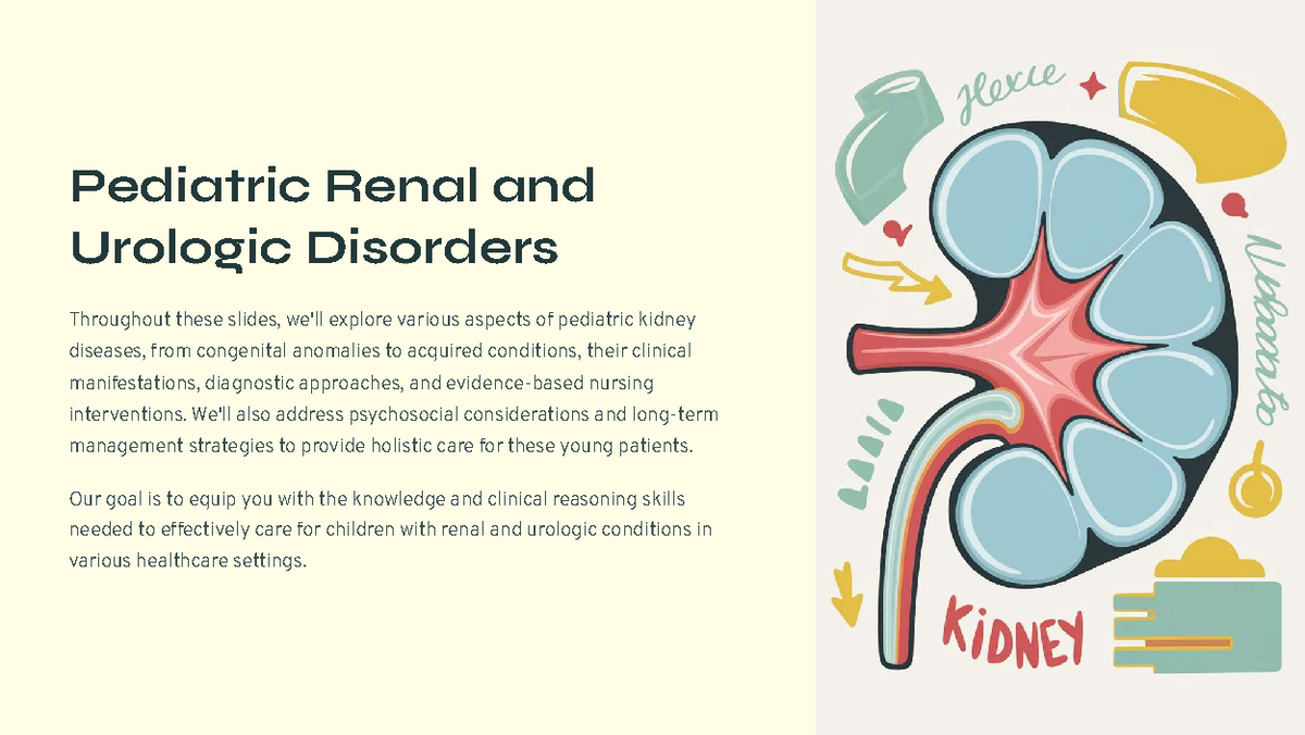 Pediatric Renal and Urologic Disorders: Comprehensive Clinical Insights ...