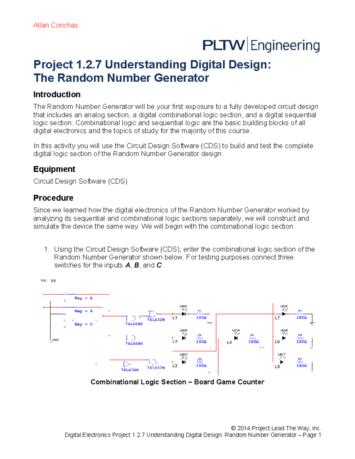 Pltw Digital Electronics Formula Sheet