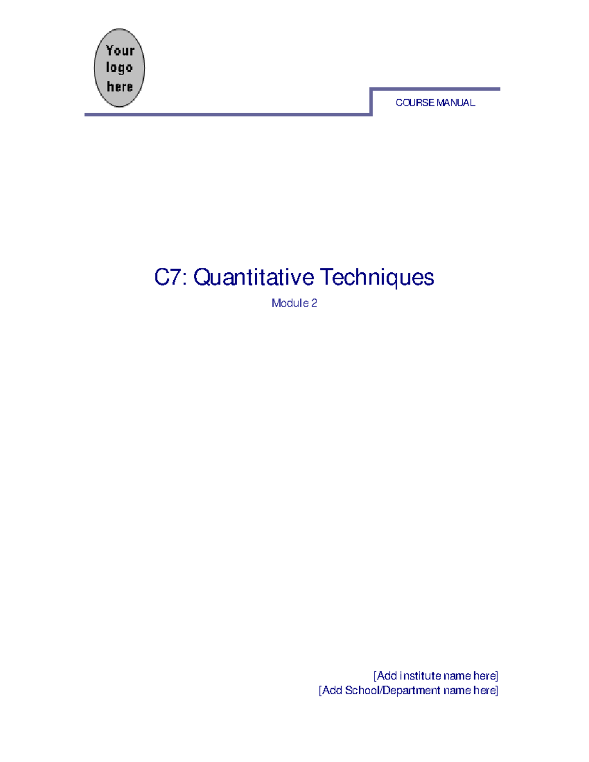 Quantitative Techniques Knec Past Papers
