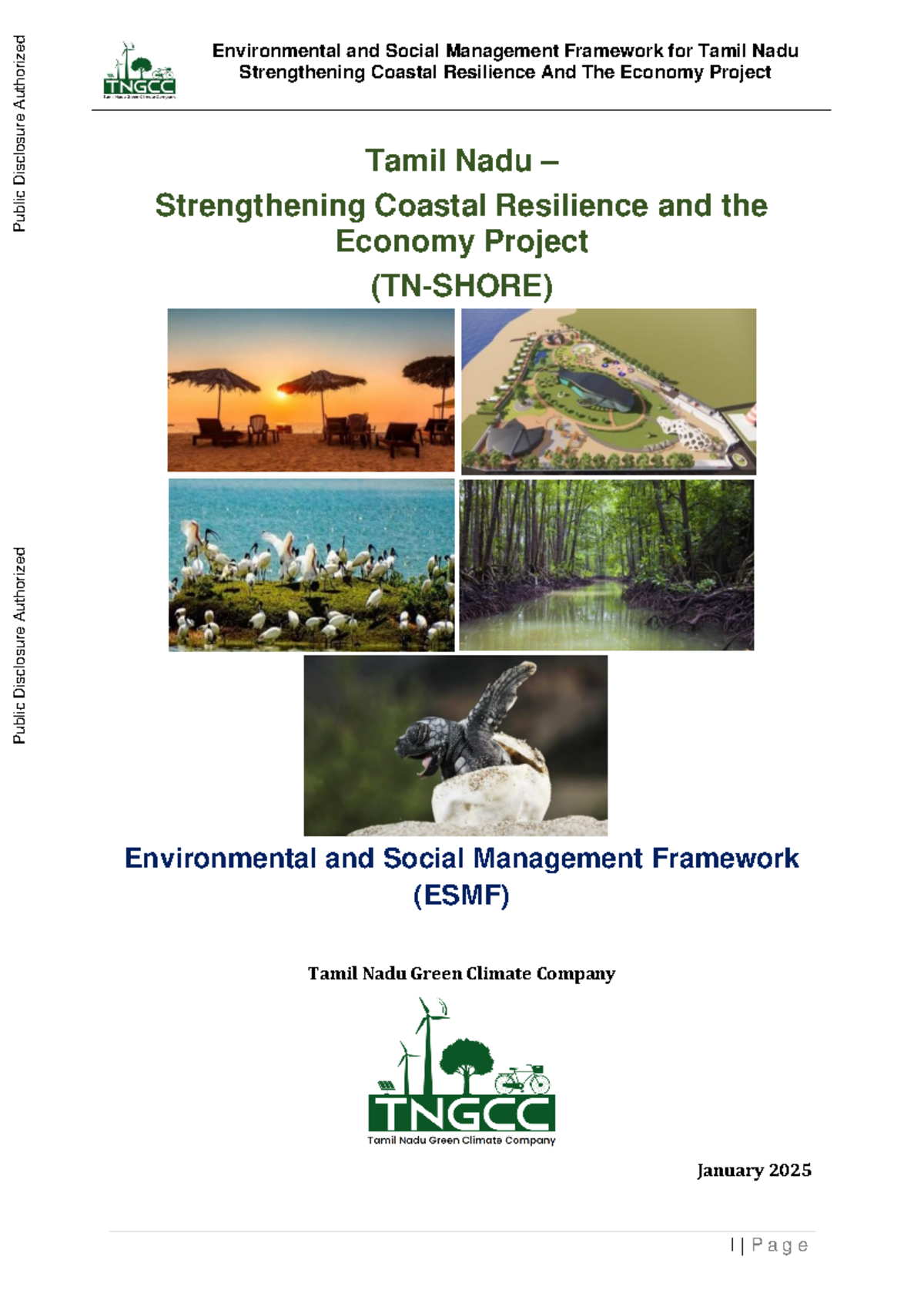 Environmental and Social Management Framework for TN Coastal Resilience ...