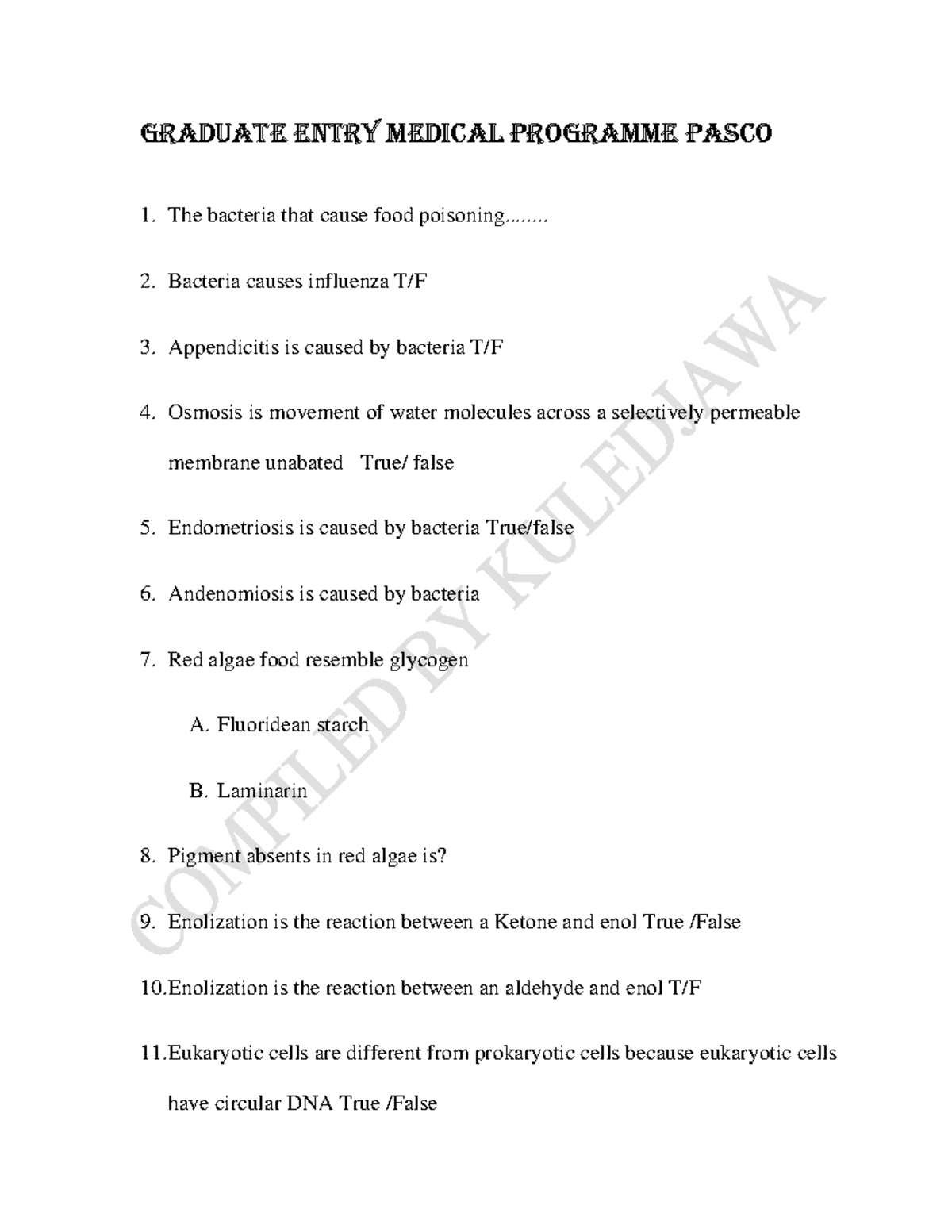 Final GEMP Pasco - Past Exam Questions for Complete Revision - Studocu