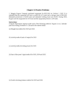 Ch 17 Practice Problems part 1 solutions - Chapter 17 Practice Problems – part 1 1. Garfield ...
