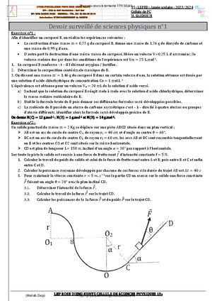 Physique 1S2 WD wahabdiop - Physique 1 S Proposé par M. Diop & M ...