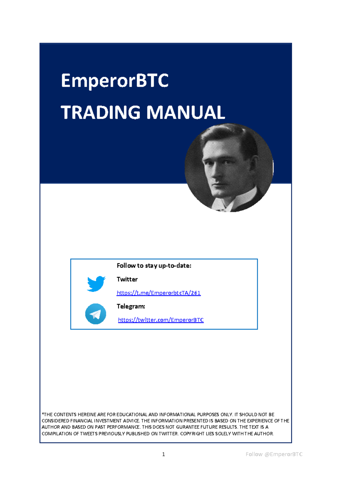 Emperor BTC Trading Manual final - F4 LW - Studocu