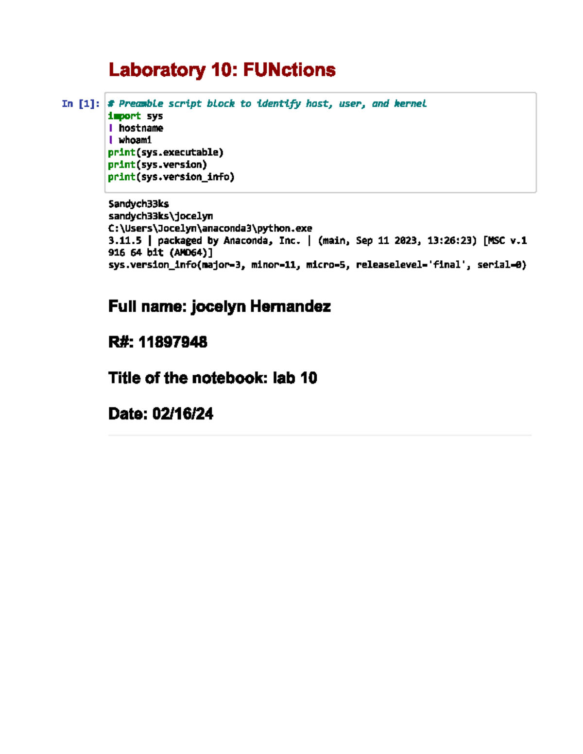 Lab10 - Comprehensive Guide for Lab 10 Activities - Studocu