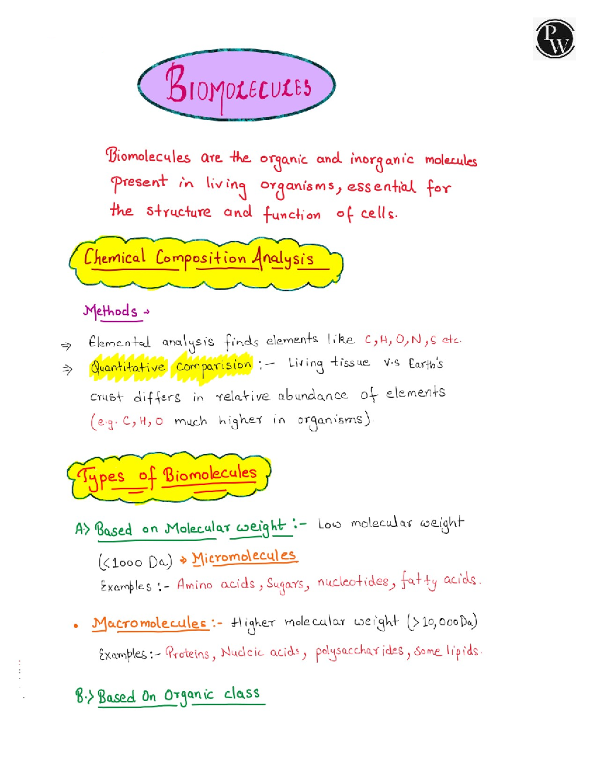 Biomolecules Overview: Structure, Function, and Analysis (BC366) - Studocu