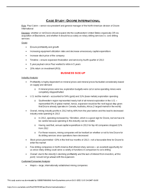 2257 Midterm Cheat Sheet - Go over Case Our role Key Decisions Goals ...