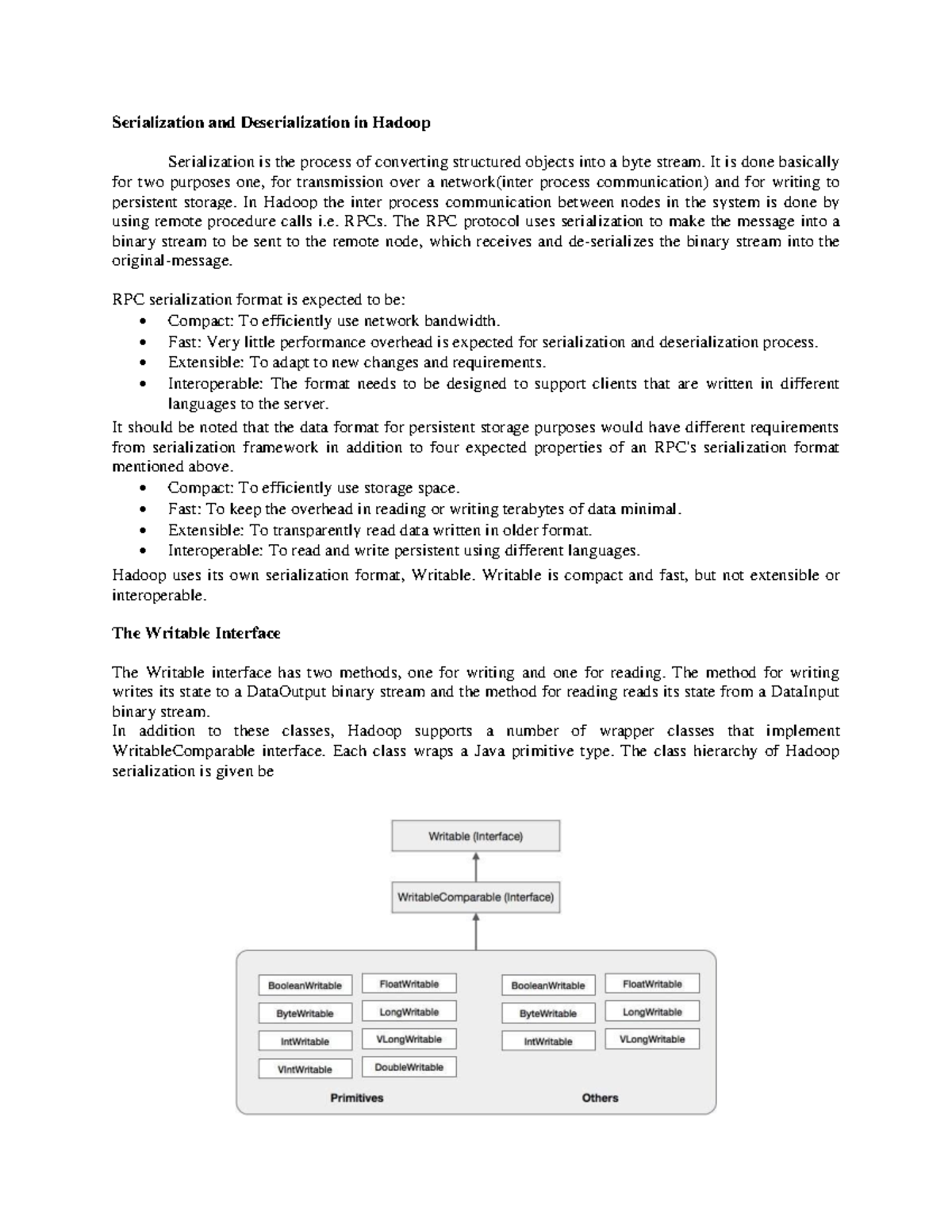 HADOOP: Understanding Serialization & Compression Techniques - Studocu