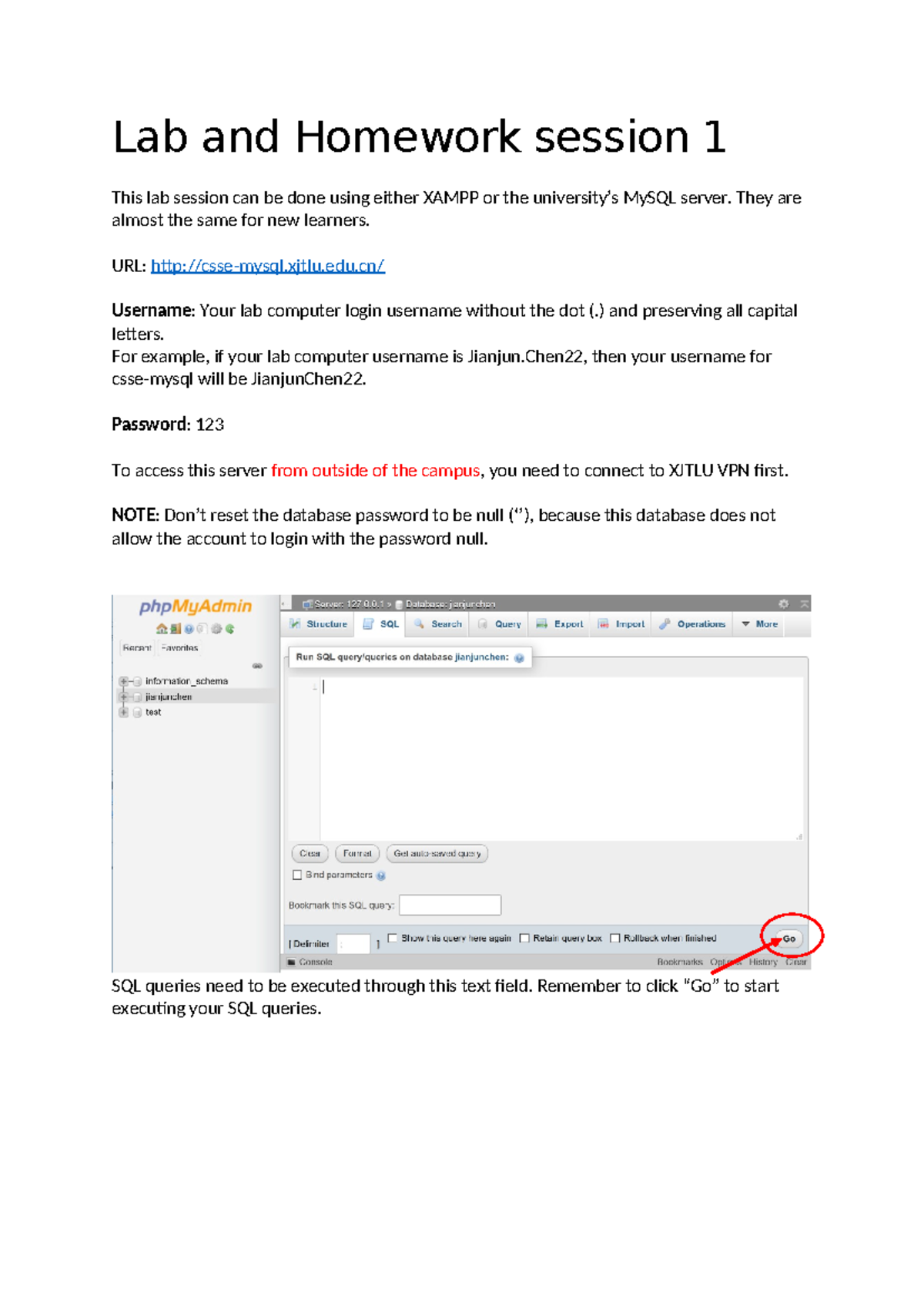 Lab1: Create Tables & SQL Queries for Practice - Studocu
