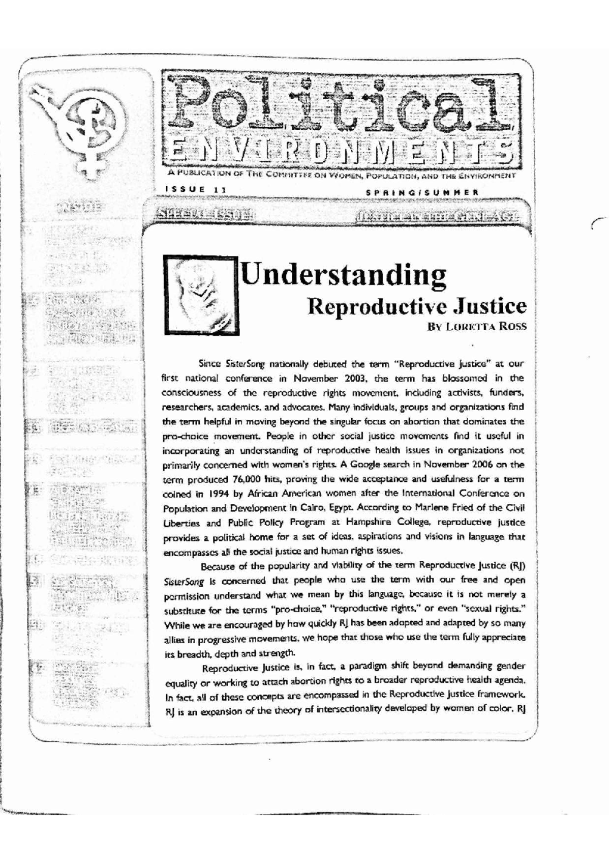 Final Exam Review: Reproductive Justice in Course ABC123 - Studocu