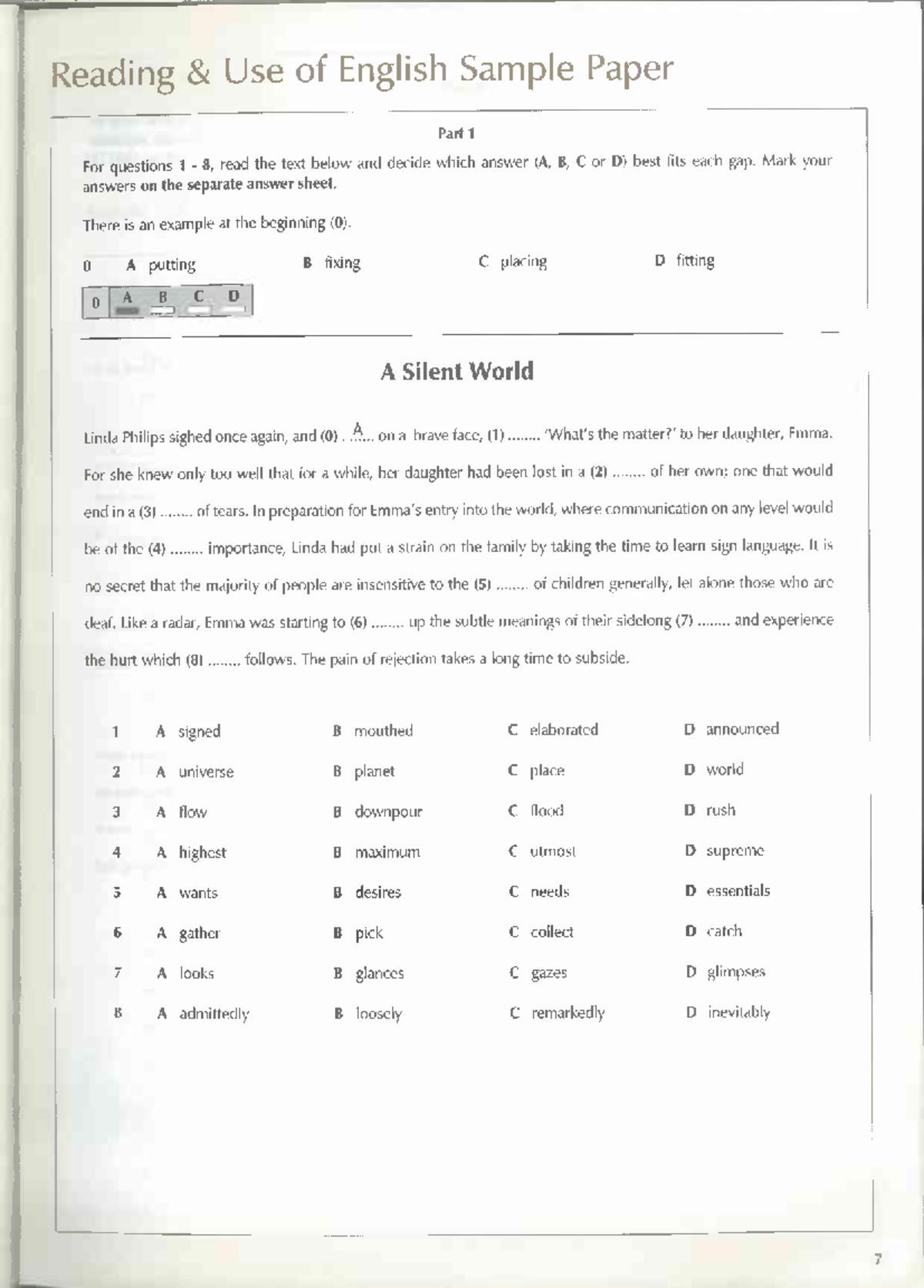 CEP Practice - CPE Sample Paper and Exercises - Studocu