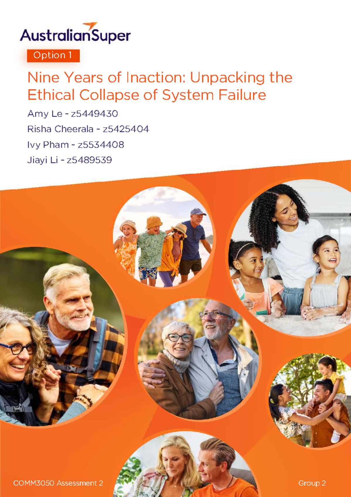 COMM3050 Group 2 Final Report: Ethical Failures in AustralianSuper's ...