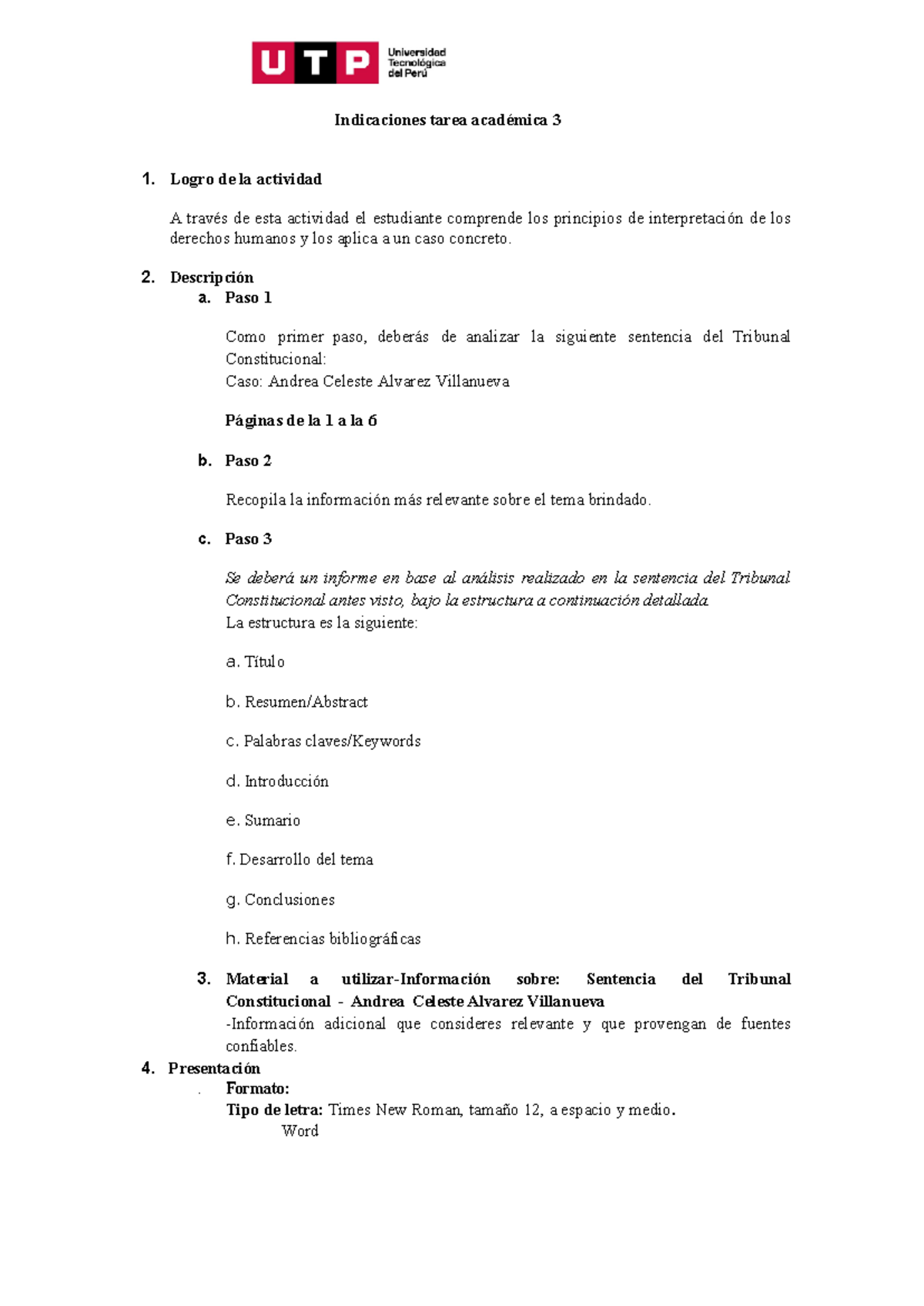 (AC-S11) Tarea Académica 3: Análisis de Derechos Humanos - Studocu