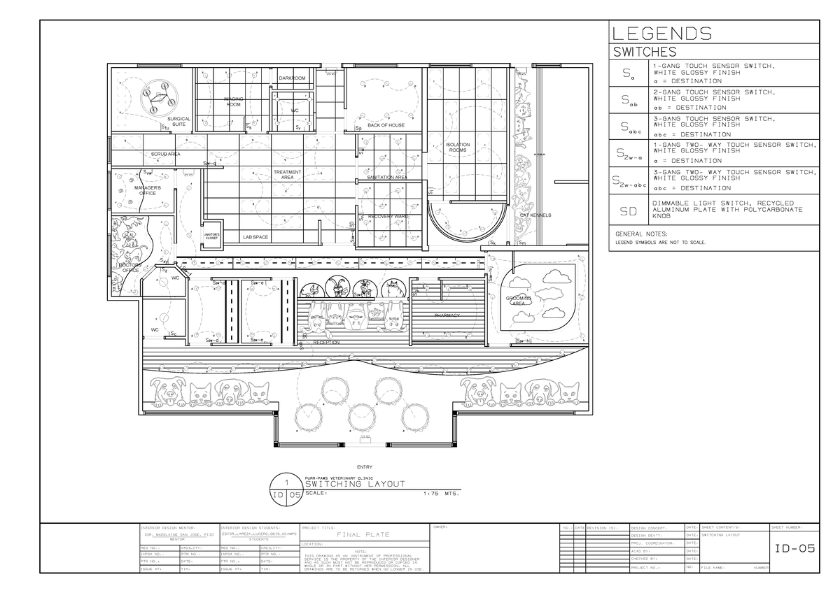 Sample Lighting Layout - CSD 101 - Studocu