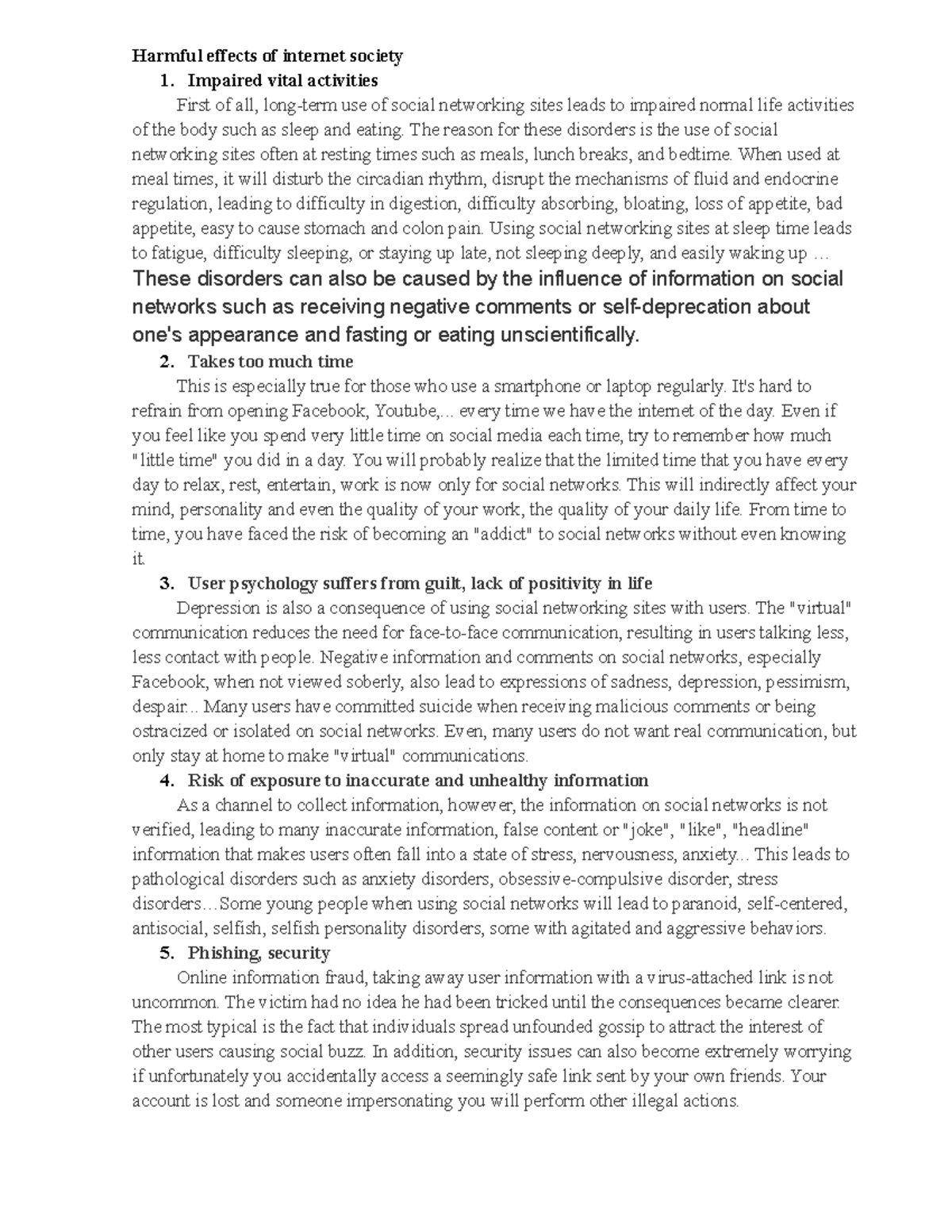 Harmful Effects of Internet Society: Impacts on Health & Wellbeing ...