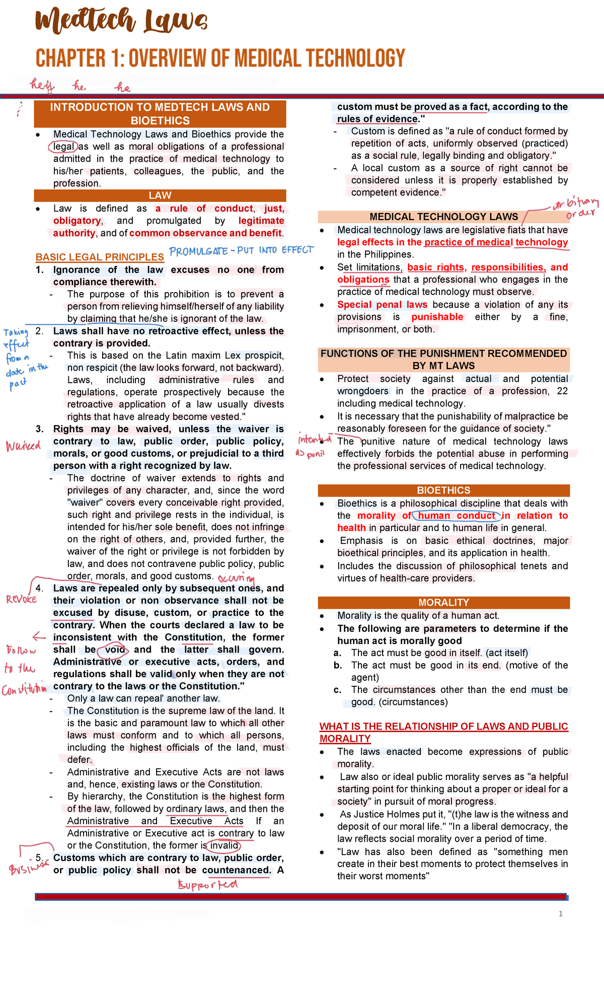 MTLAWS: Comprehensive Overview of Medical Technology Laws and Bioethics ...