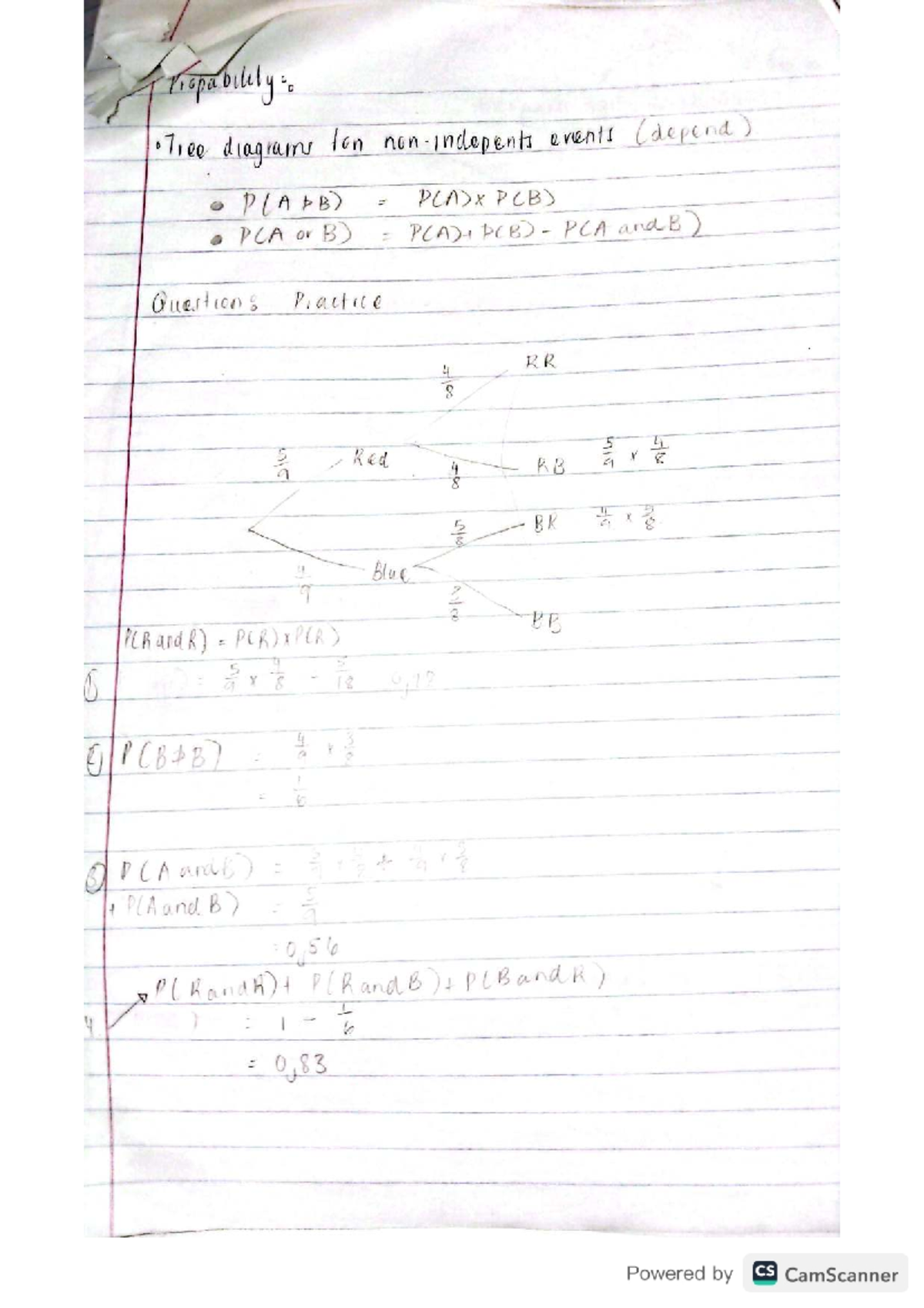 Counting Principles in Probability: Notes and Examples (MATH 101) - Studocu