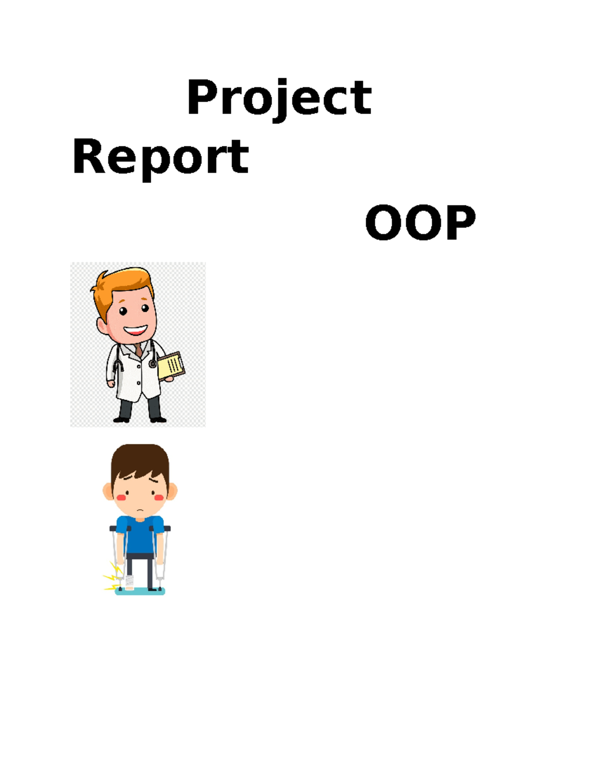 OOP Project Report: Oladoc Appointment Booking System Overview - Studocu