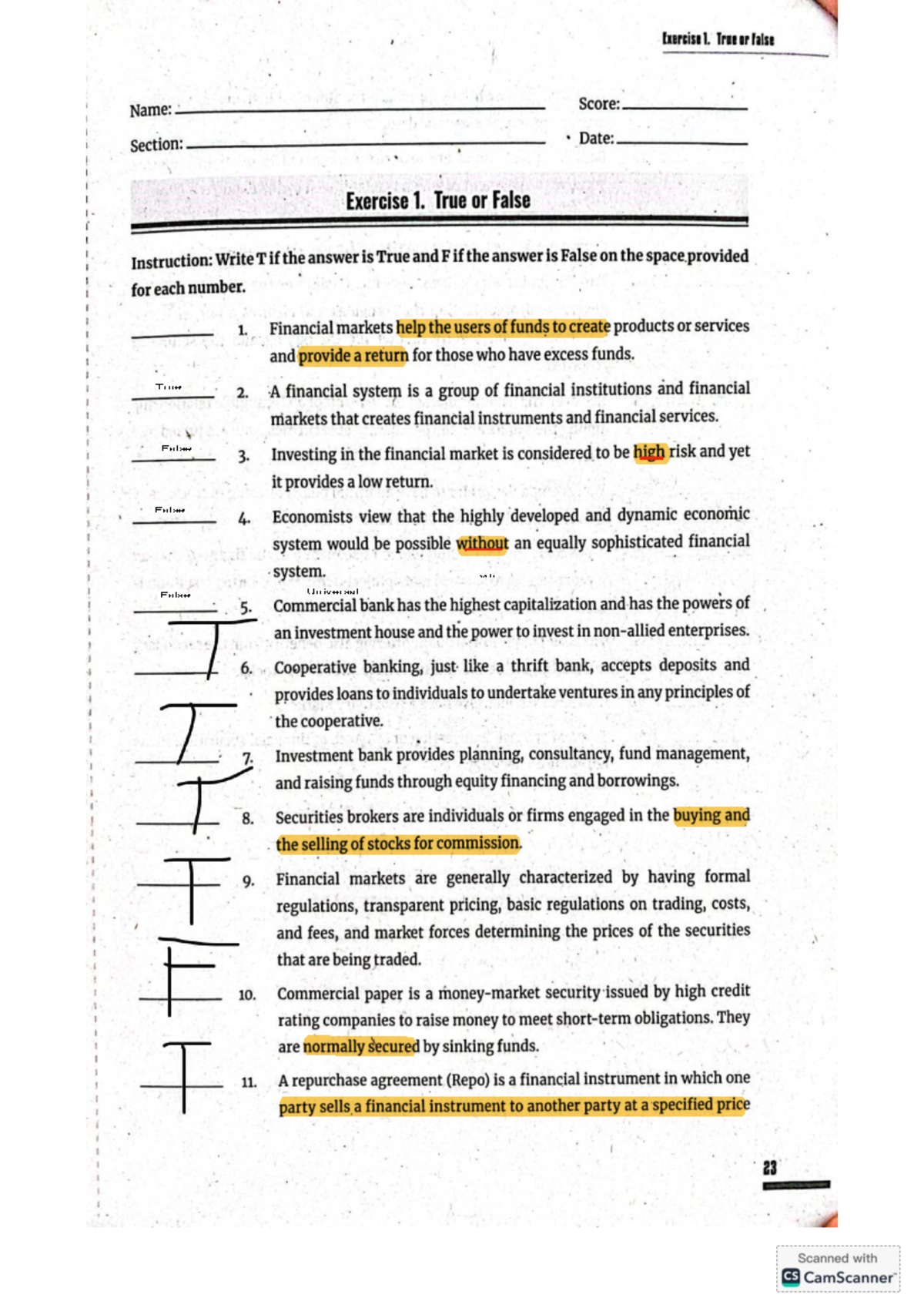FM321-Chap1-Exercises - BS management - Studocu