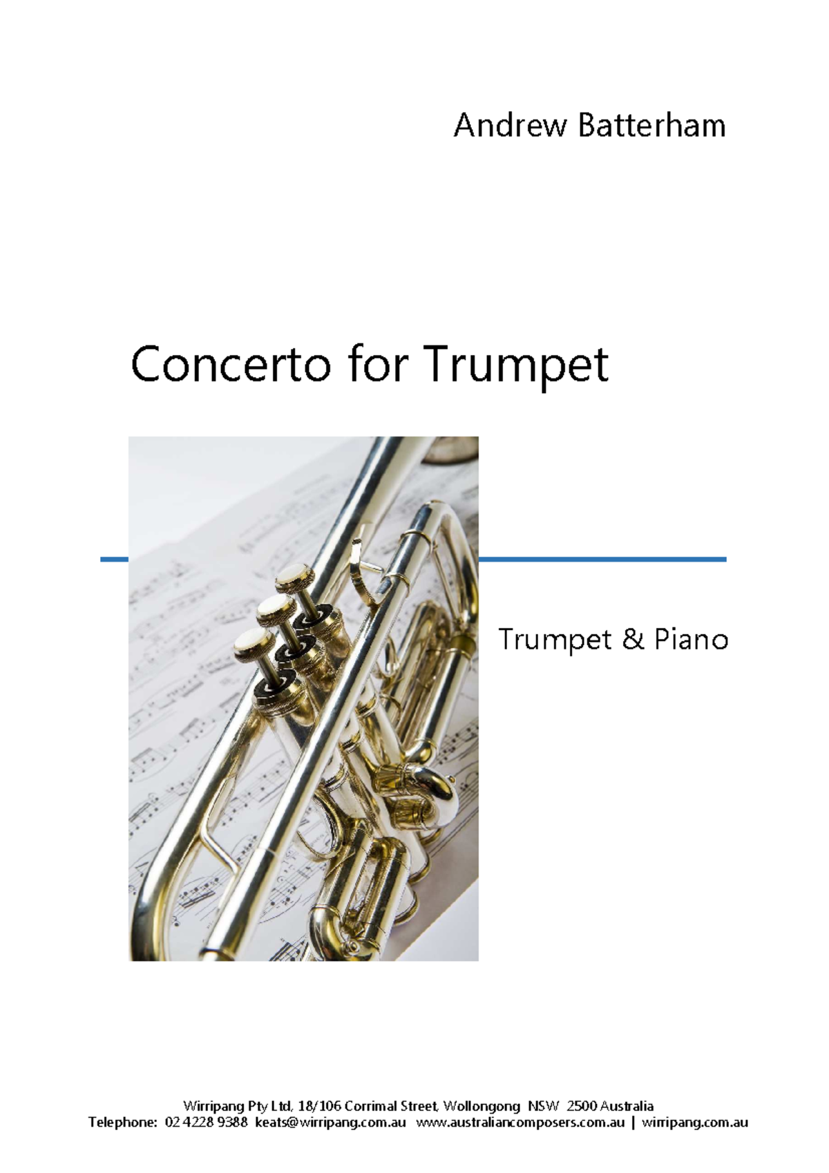 Concerto for Trumpet by Andrew Batterham - Performance Insights - Studocu