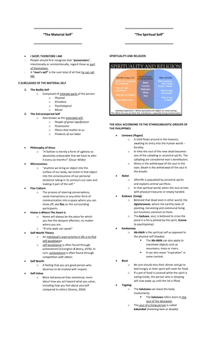 Multiple self vs. Unified self - Multiple self a psychoanalytic theory ...