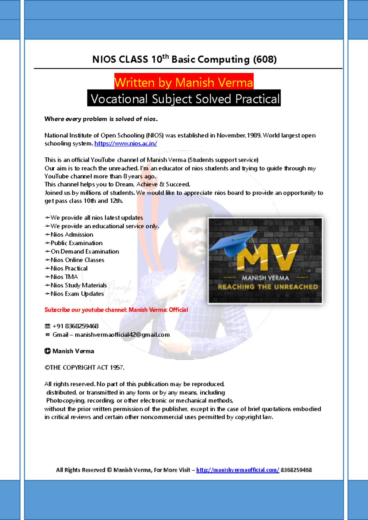 Basic Computing Practical Guide for Class 10 (608) - Studocu